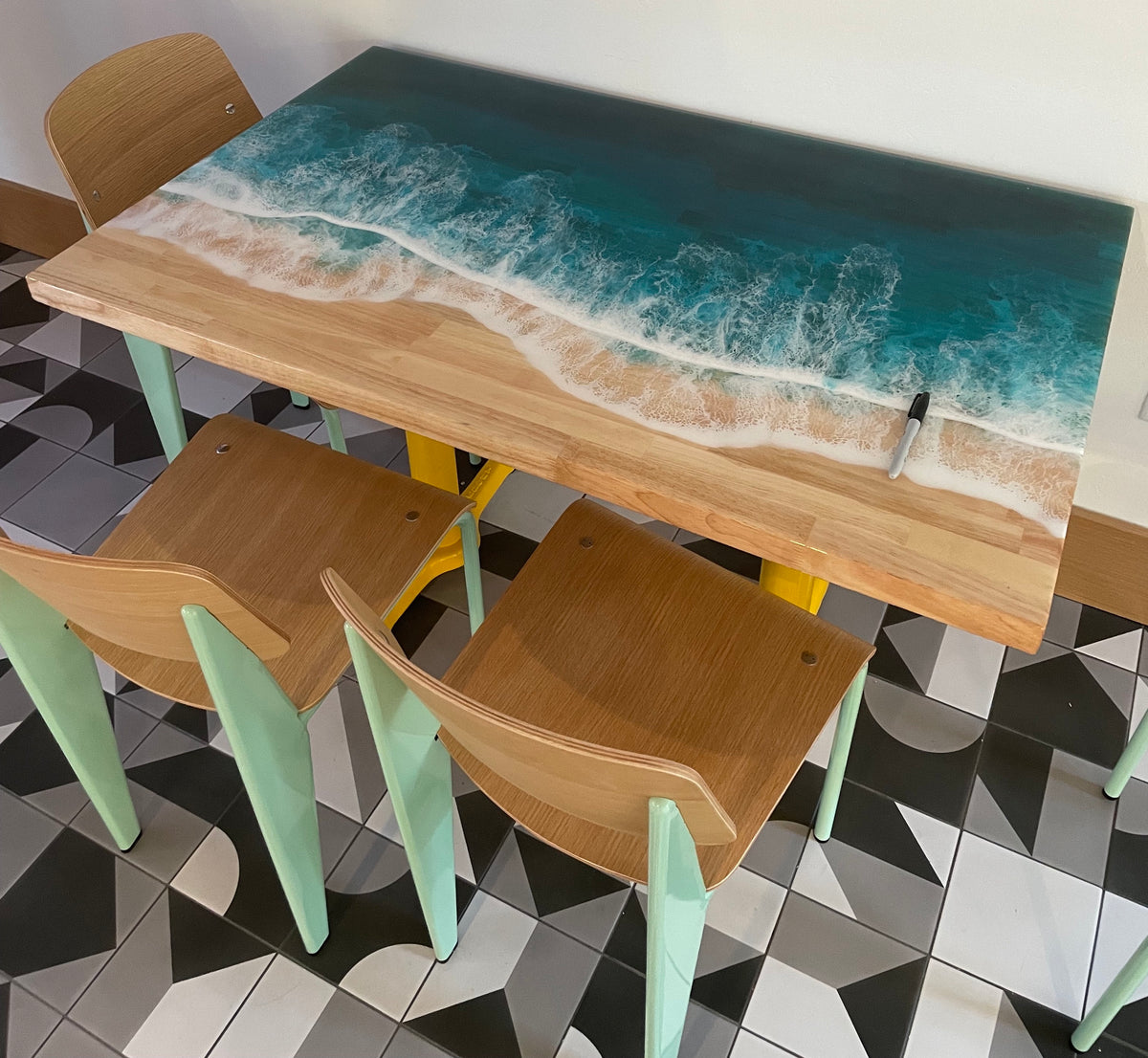 Ocean Park Inn UV Tables – waveSurface.art